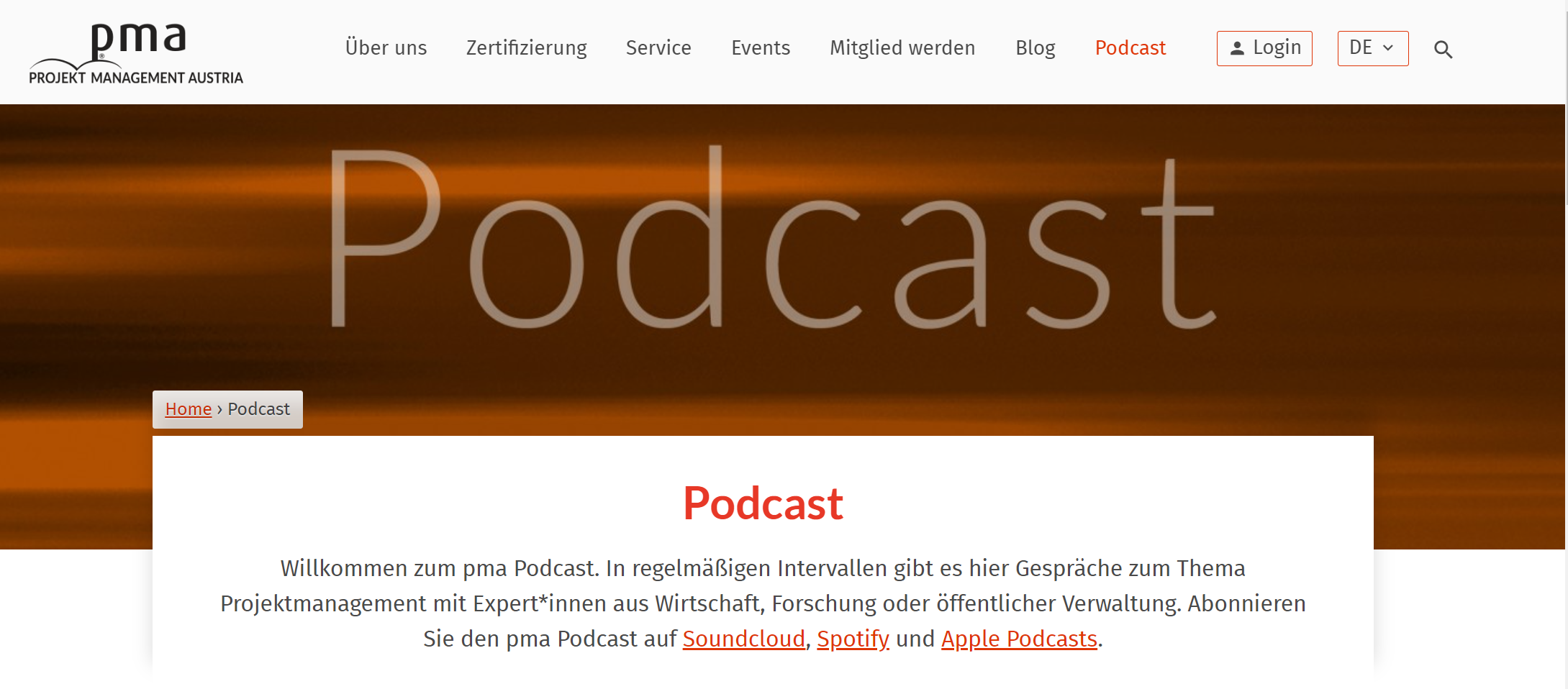 Der Podcast von Projekt Management Austria (PMA) | Dr. Robert Freund