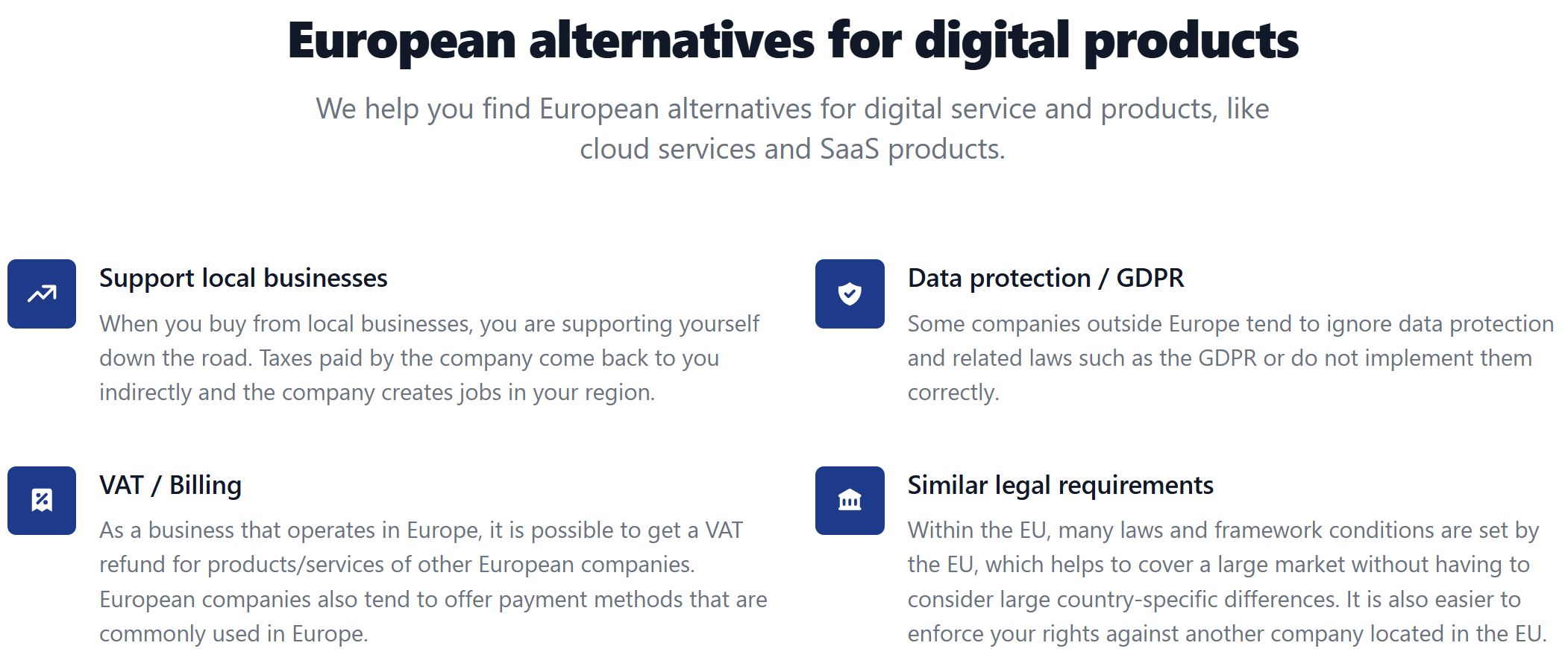 European alternatives for digital products | Dr. Robert Freund
