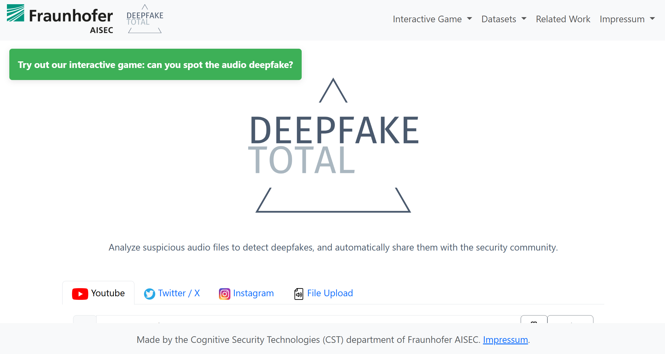 Deepfake Total: Audiofakes gratis erkennen – inkl. Trainingsspiel | Dr ...